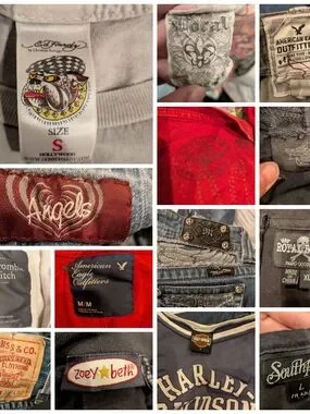 Ed Hardy | Other | 45 Piece Premium Curated Y2k Mcbling Grunge Fairy ...